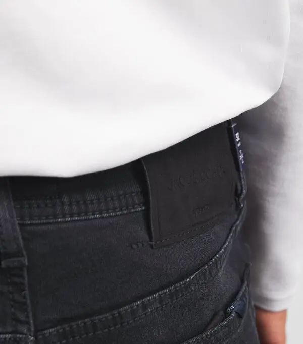 Jacob Cohen Bard Slim Fit Jeans In Cotton-modal - Black