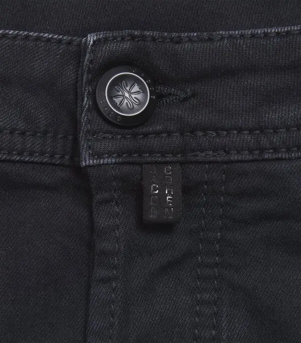 Jacob Cohen Bard Slim Fit Jeans In Cotton-modal - Black