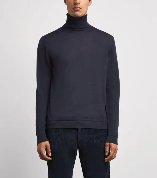 Jacob Cohen Wool-silk Rollneck Jumper