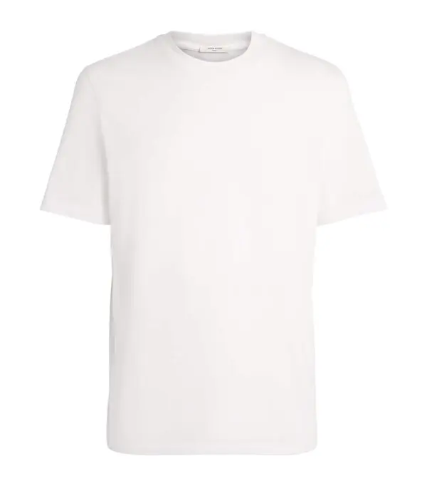 Jacob Cohen Cotton Emblem Logo T-shirt - White