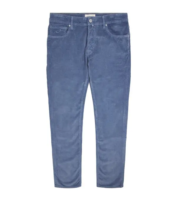 Jacob Cohen Corduroy Bard Slim-fit Chinos - Blue