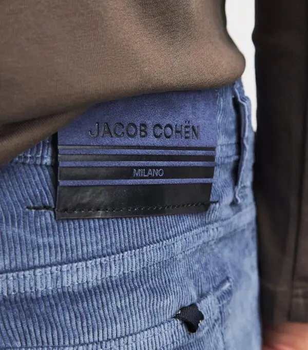 Jacob Cohen Bard Slim-fit Corduroy Chinos - Blue