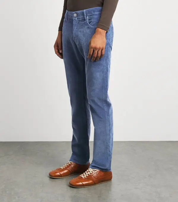 Jacob Cohen Bard Slim-fit Corduroy Chinos - Blue