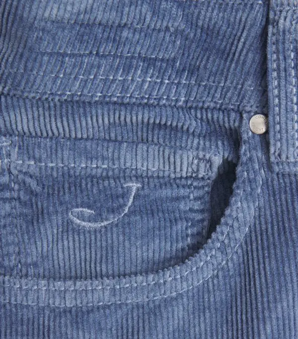 Jacob Cohen Bard Slim-fit Corduroy Chinos - Blue