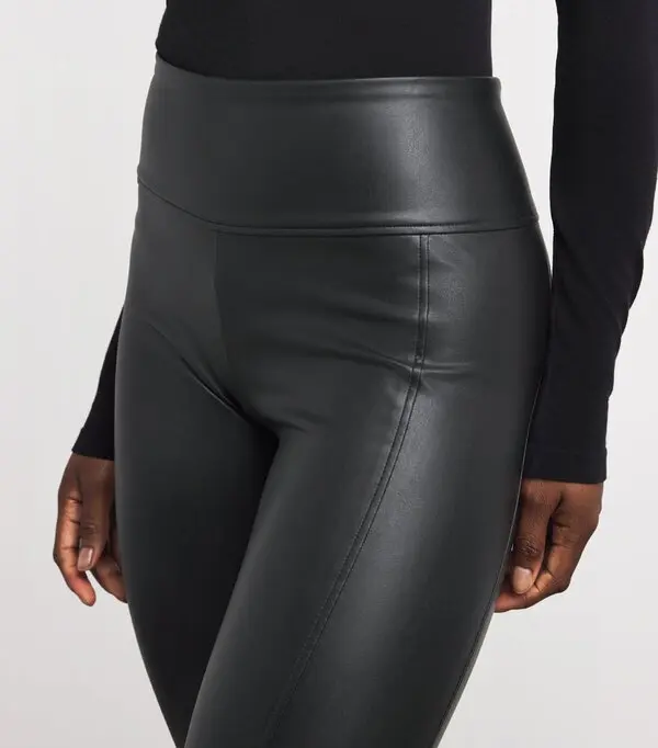 Wolford Faux Leather Edie Leggings