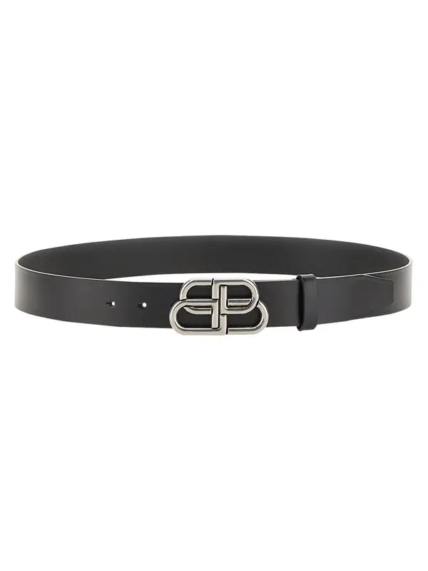 Balenciaga Cintura "bb" In Pelle
