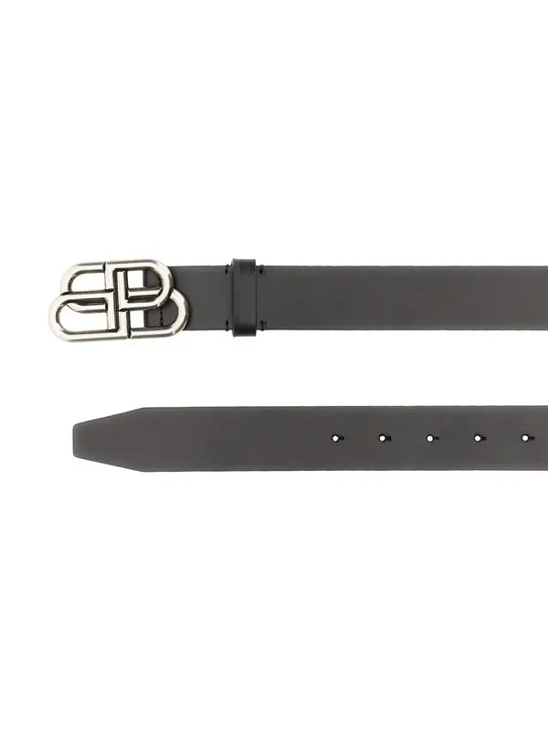 Balenciaga Cintura "bb" In Pelle