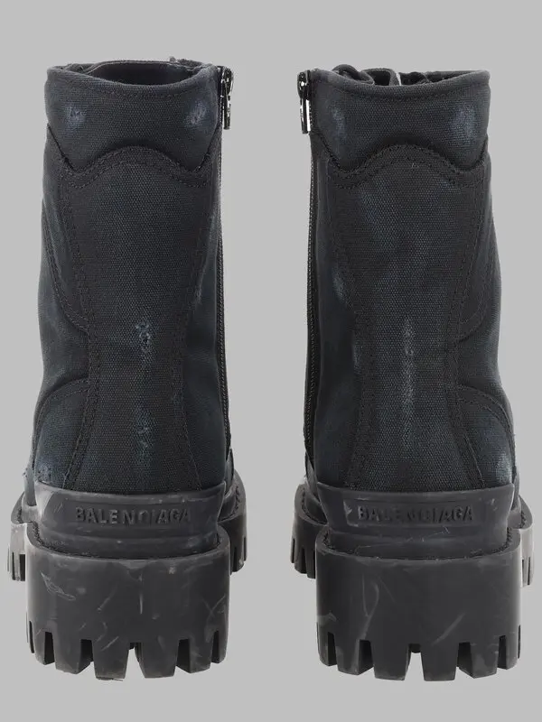 Balenciaga Combat Strike" Boots - Black