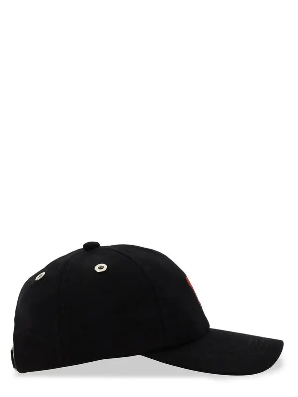 AMI Paris Baseball Cap With Logo - Black
