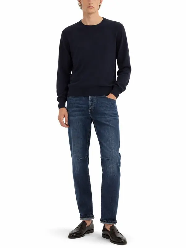 Brunello Cucinelli Maglia In Lana - Blue