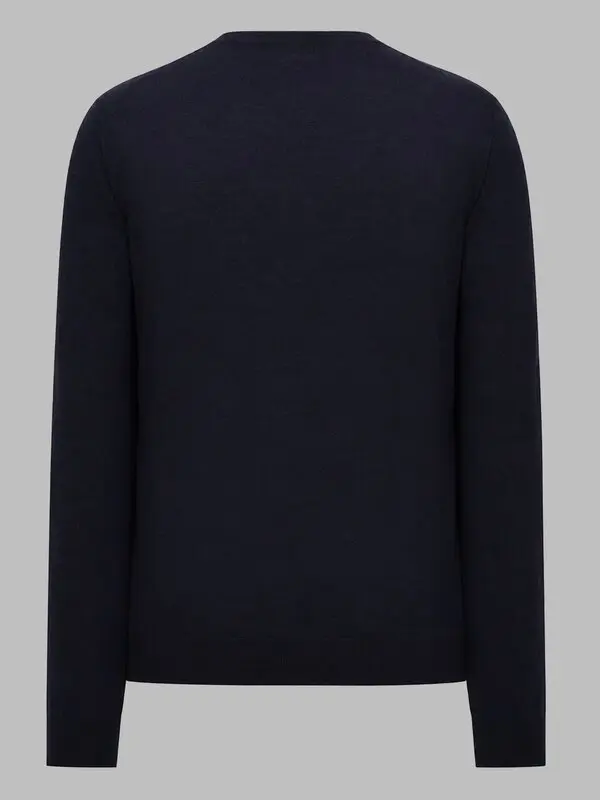 Brunello Cucinelli Maglia In Lana - Blue