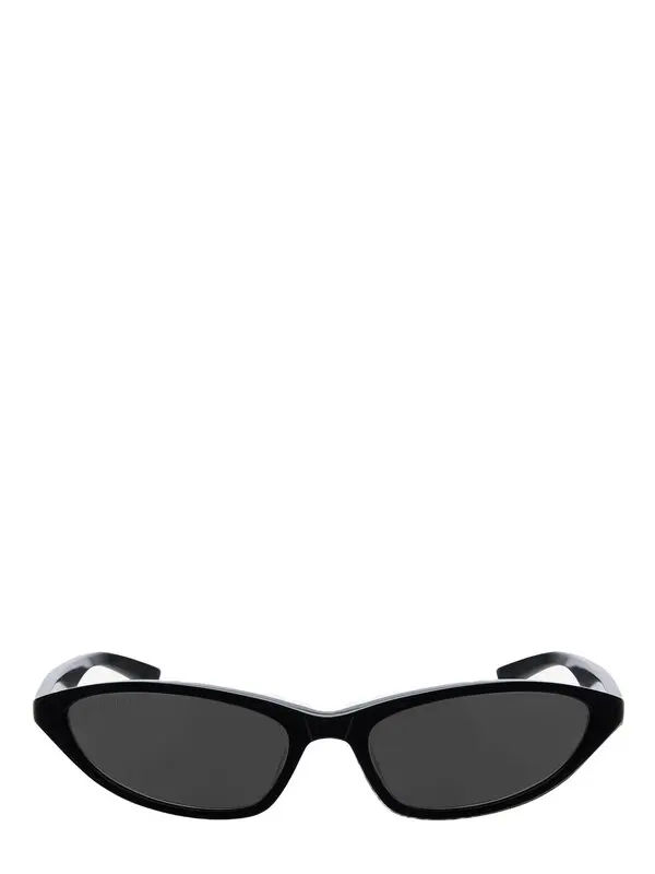 Balenciaga Occhiale Da Sole "neo Oval 2.0 - Black