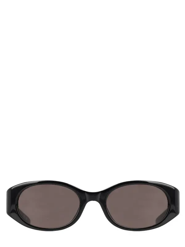Balenciaga Occhiale Da Sole Rotondo - Black