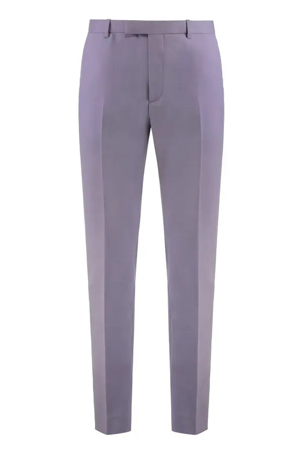 Gucci Slim-fit Dry Wool Gabardine Trousers
