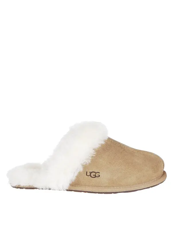 UGG Scuffette Ii Mini Suede Clog Slippers - Marrone