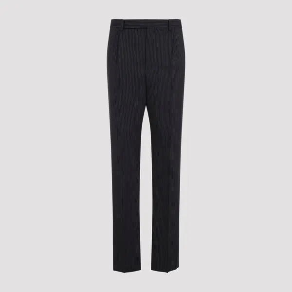 Saint Laurent Wool Straight-leg Pants