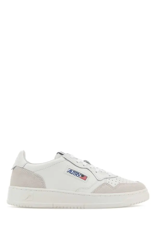 AUTRY Leather Medalist Low Top Sneakers - White