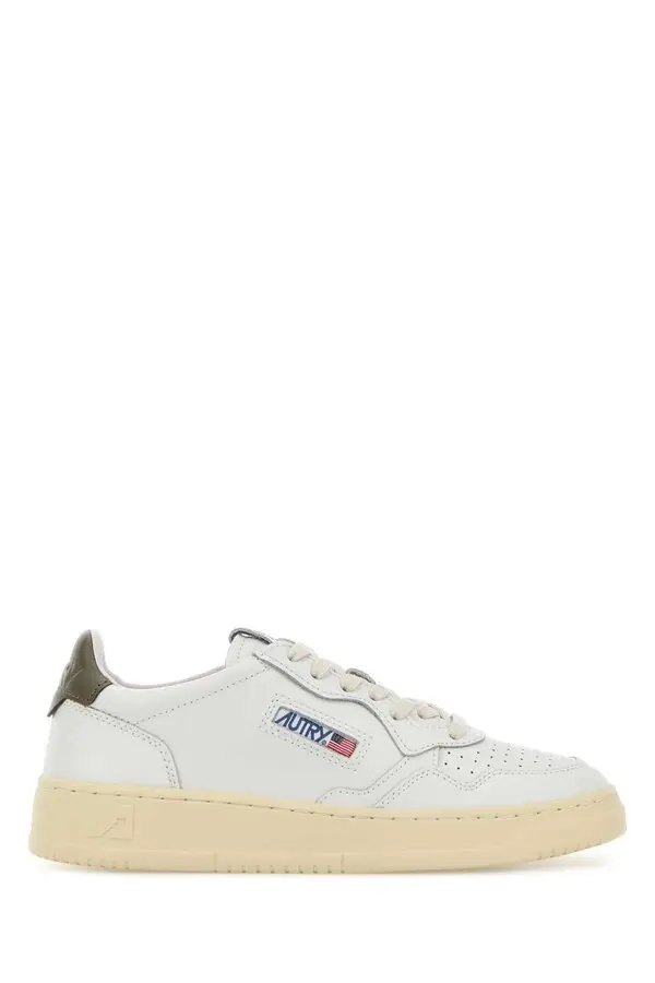 AUTRY Leather Medalist Low Top Sneakers - White