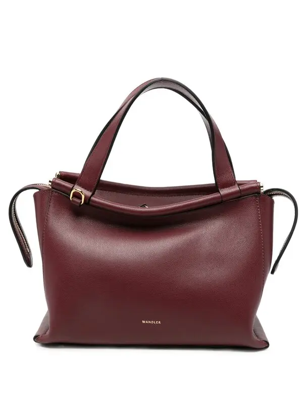 WANDLER Mini Leather Top-handle Crossbody Bag - Rosso