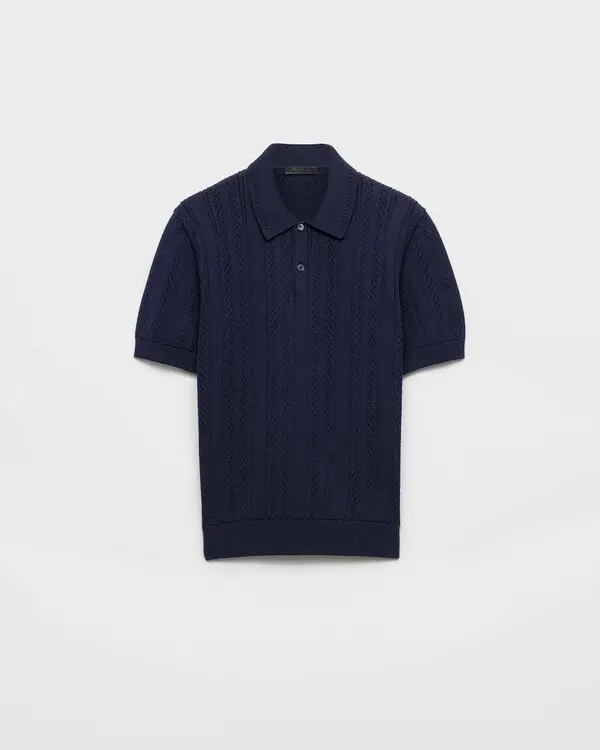 Prada Polo Shirt - Bleu