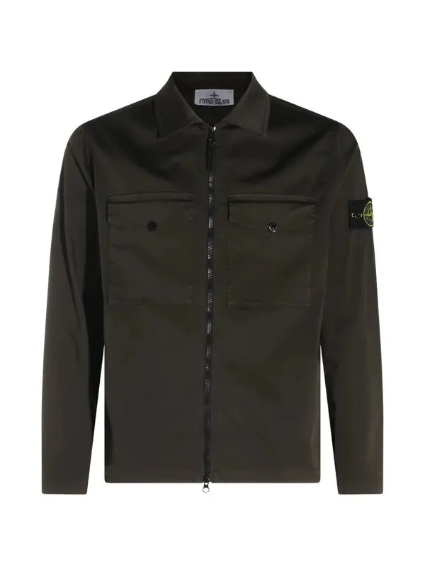 Stone Island Outerwear Shirt - Coalgrey