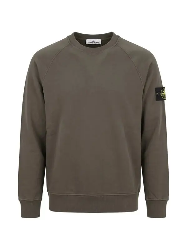 Stone Island Inspired Crewneck Sweatshirt - Coalgrey