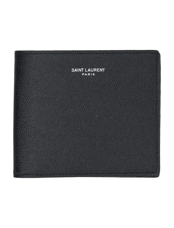 Saint Laurent Calf Leather Mini Wallet