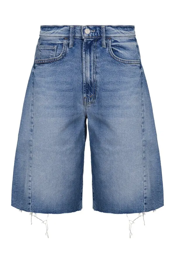 MOTHER Bermuda Half-pipe Fray Shorts