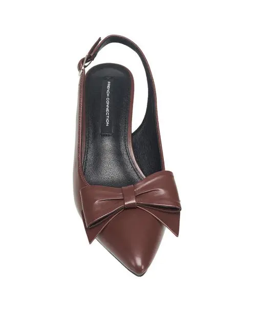French Connection Bianca Oversized Bow Kitten Heel