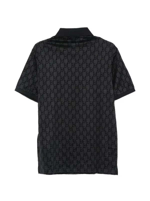 Emporio Armani Allover Logo Polo Shirt