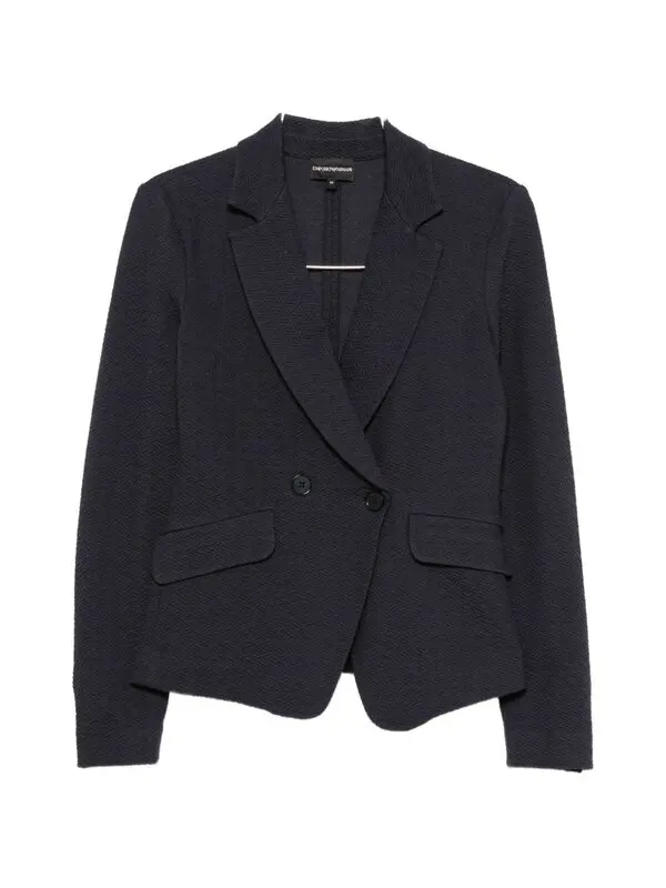 Emporio Armani Cotton Single-breasted Jacket
