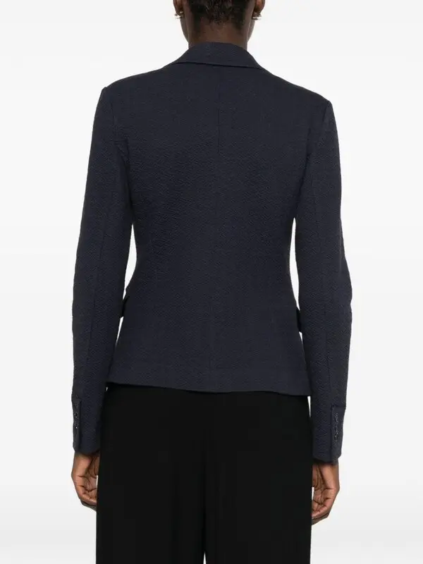 Emporio Armani Cotton Single-breasted Jacket