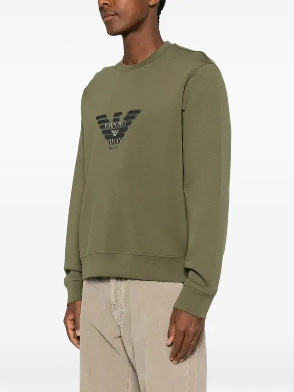 Emporio Armani Logo Cotton Sweatshirt