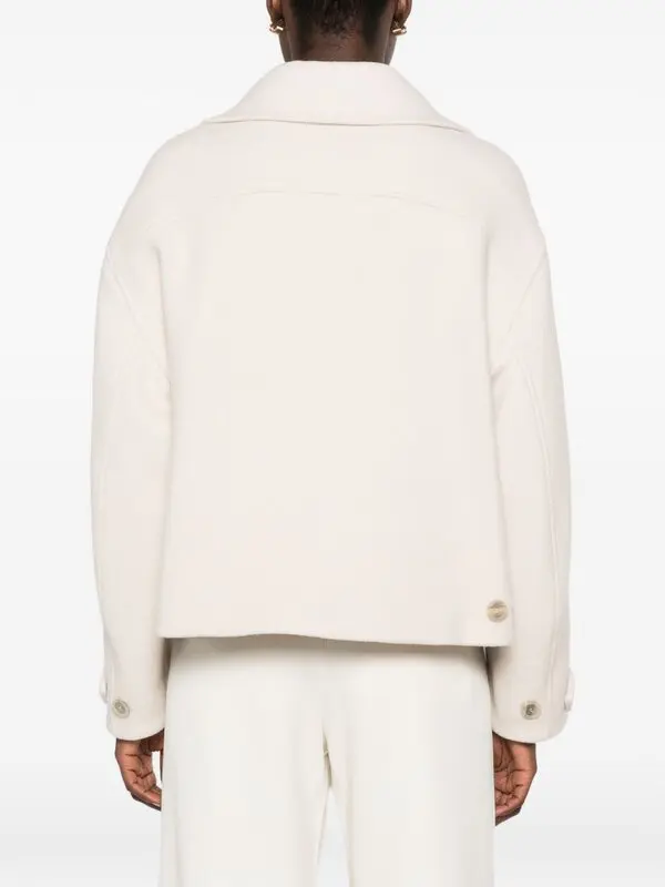 SEMICOUTURE Jeanie Wool Coat - Beige