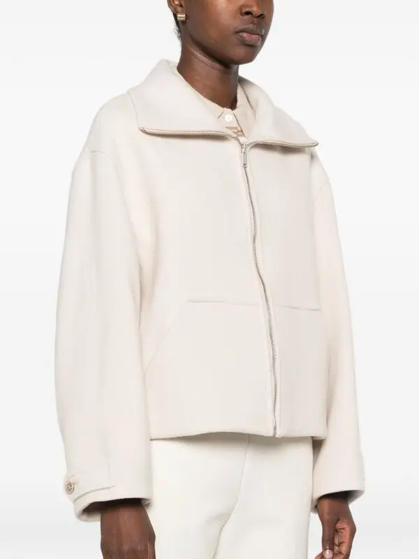 SEMICOUTURE Jeanie Wool Coat - Beige