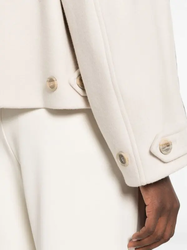 SEMICOUTURE Jeanie Wool Coat - Beige