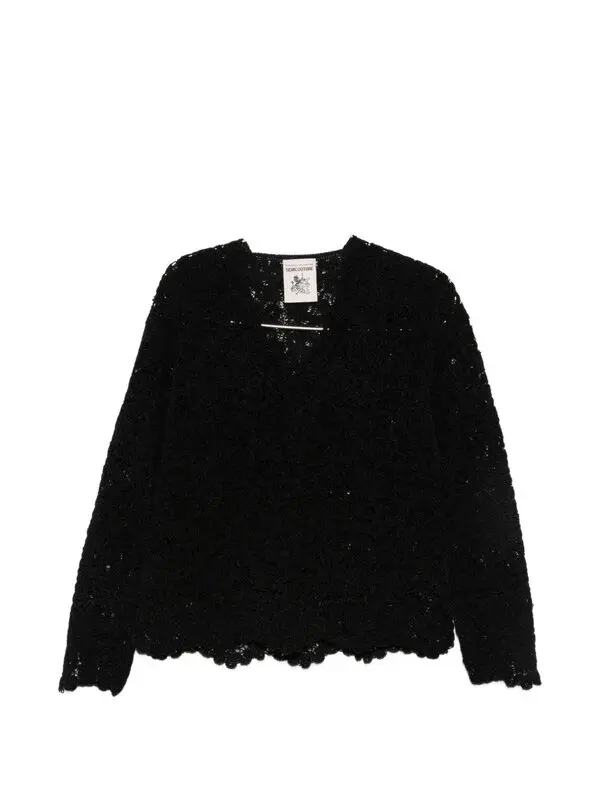 SEMICOUTURE Calanthe V-necked Sweater