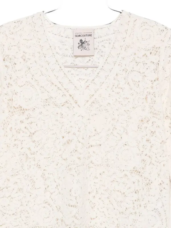 SEMICOUTURE Calanthe V-necked Sweater