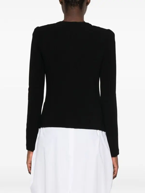 Emporio Armani Zipped Blazer Jacket - Black