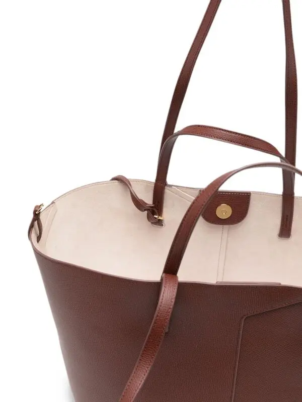 Emporio Armani Medium Leather Tote Bag