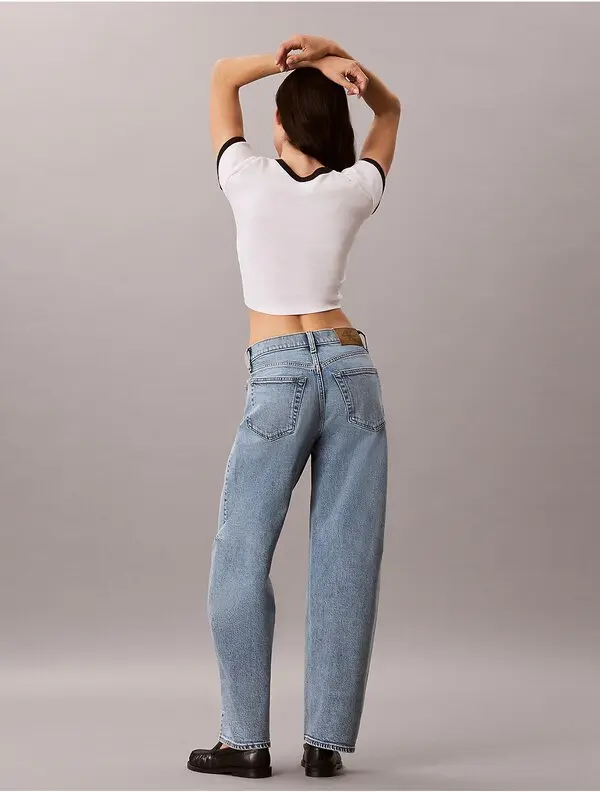 Calvin Klein Seamed Barrel Jeans - Light Range