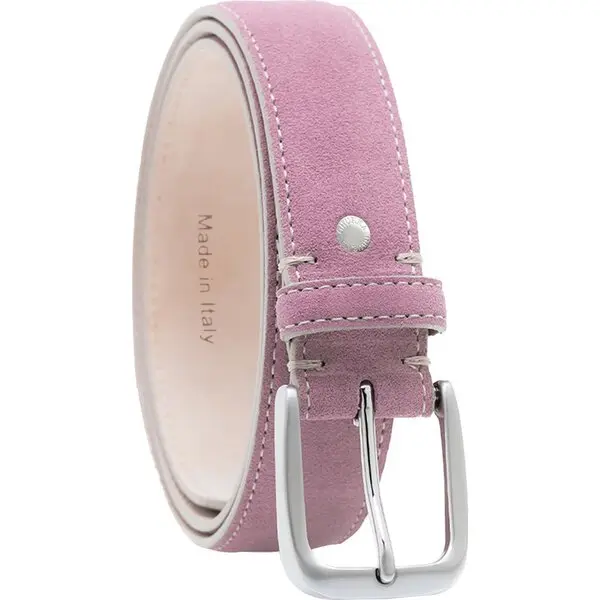 Ghurka Genuine Suede Leather Belt - Lilac