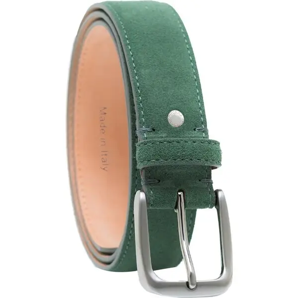 Ghurka Genuine Suede Leather Belt - Sage
