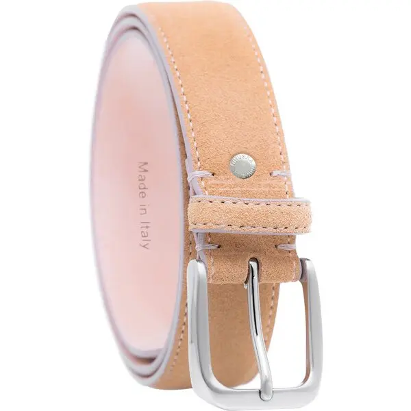 Ghurka Genuine Suede Leather Belt - Tan