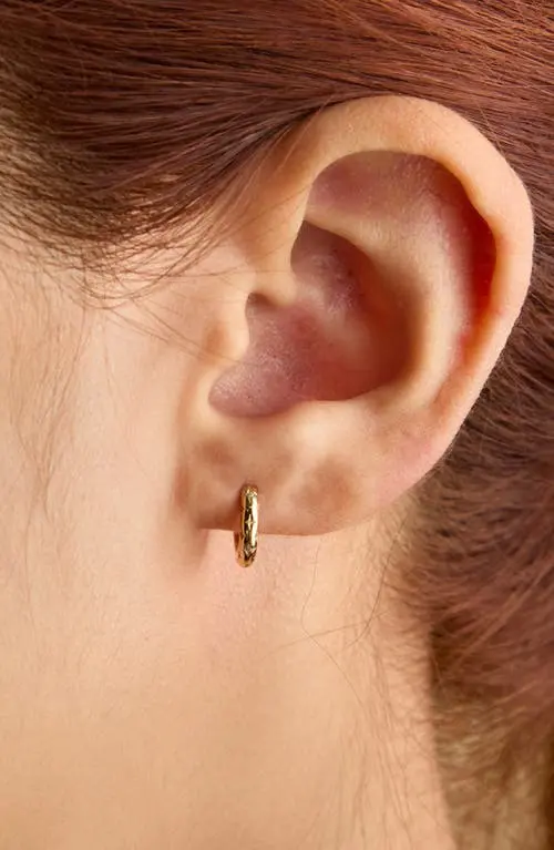 ASTRID & MIYU Cosmic Star Bold Huggie Earrings