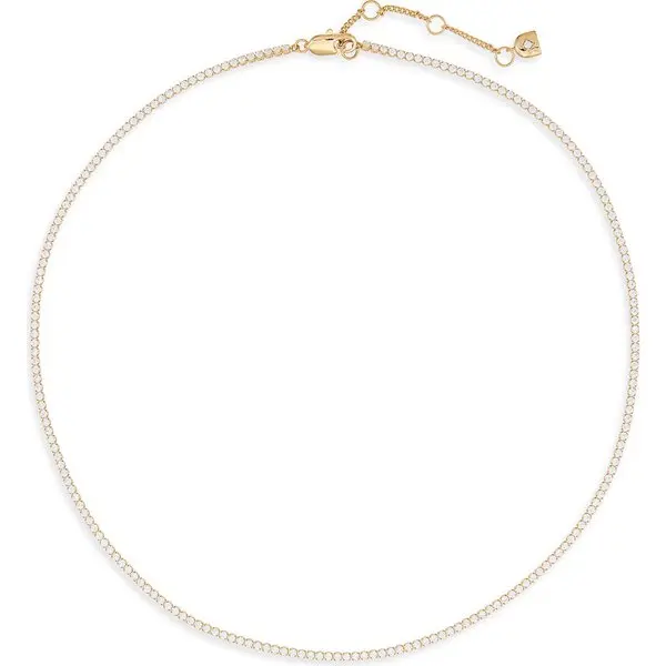 ASTRID & MIYU Tennis Chain Necklace - Gold