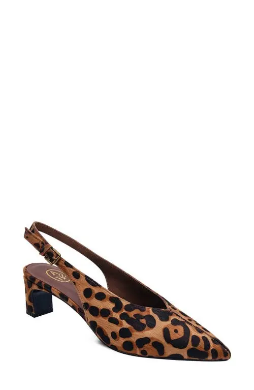Ash Vera Slingback Pump - Brown Multi