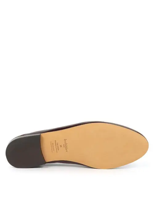 BOBBIES Jill Loafers With Horsebit Detailing - Cabernet