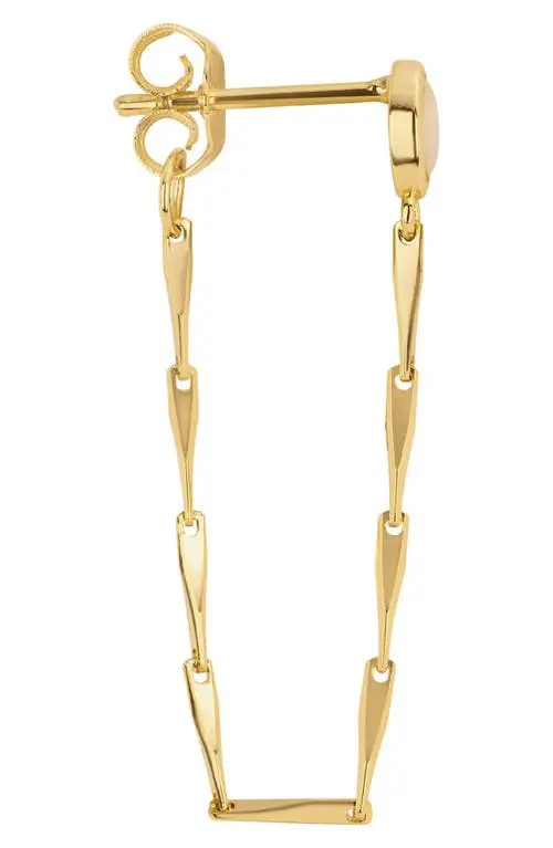 ATHRA LUXE Athra Opal Chain Drop Earrings