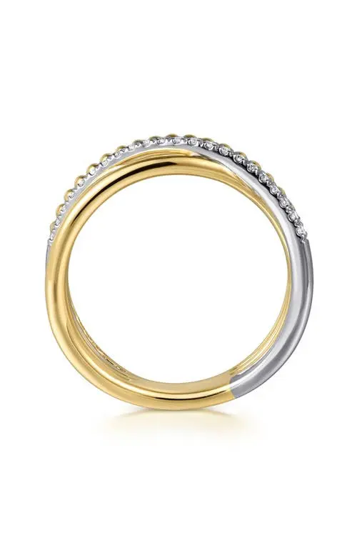 GABRIEL & CO. Bujukan Crisscross Ring